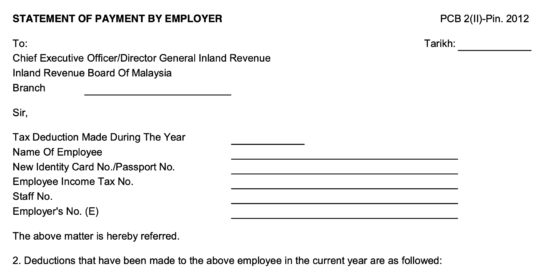 Where do I download LHDN Forms EA/8A/E/STD 2/PCB 2(II)?