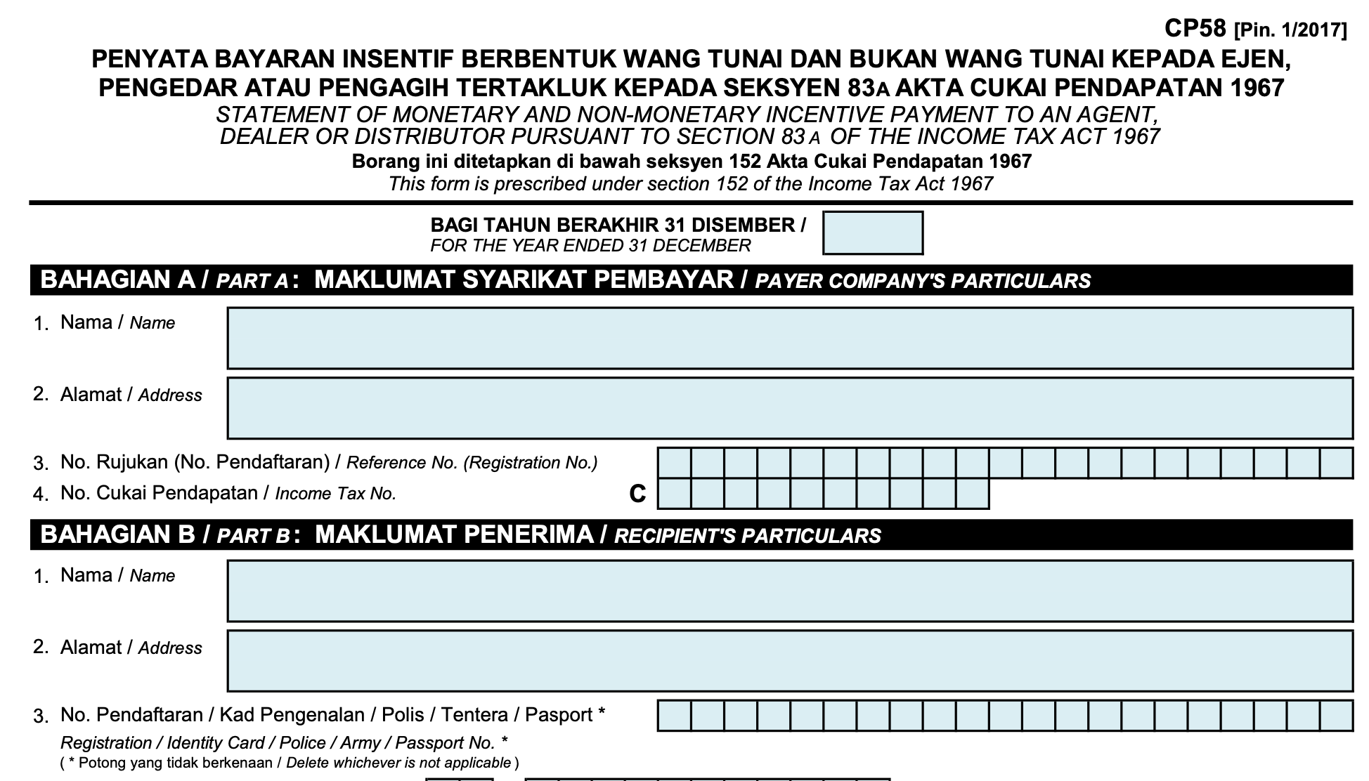 Where do I download LHDN Form CP 21/22/22a/58? | The Vox of Talenox