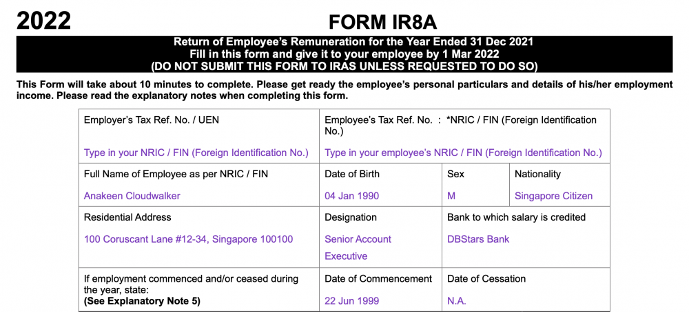IR8A Simplified for Employers (2026 ed.) (Updated 2022 Guide)